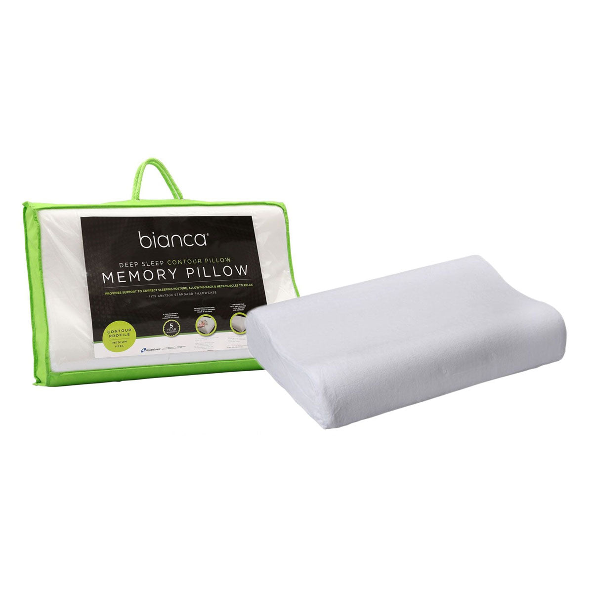 Bianca Memory Foam Contoured Profile Pillow – Factory Direct Shop