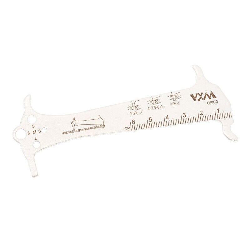 3 in 1 Bike Chain Wear Indicator Chain Hook Bolt Gauge Ruler Tool Stai ...