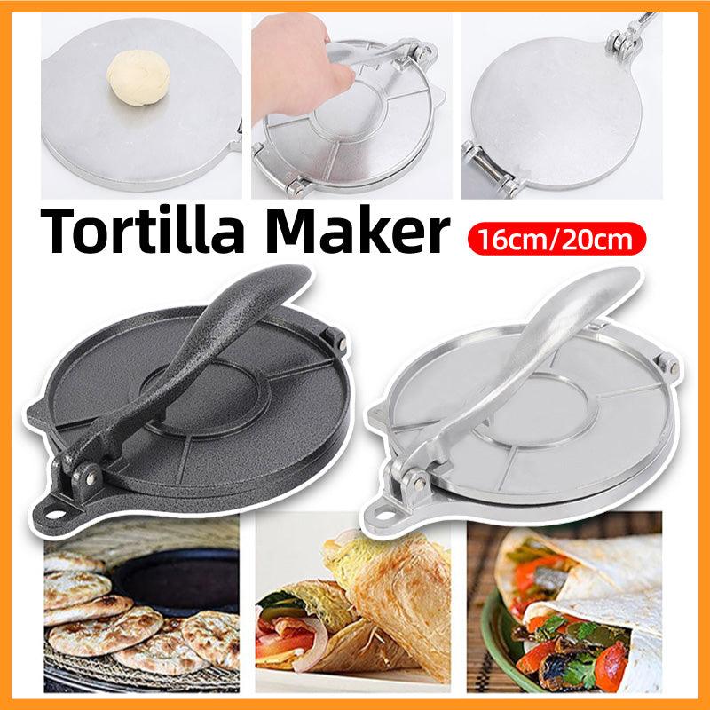 16/20cm Premium Tortilla Press Flat Bread Maker Taco Roti Chapati Heal ...