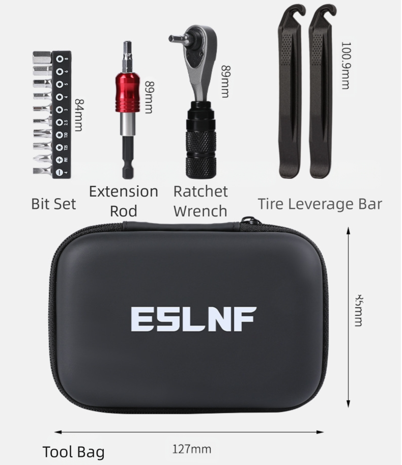 Compact Bicycle Ratchet Tool Kit With Tire Patch – Factory Direct Shop