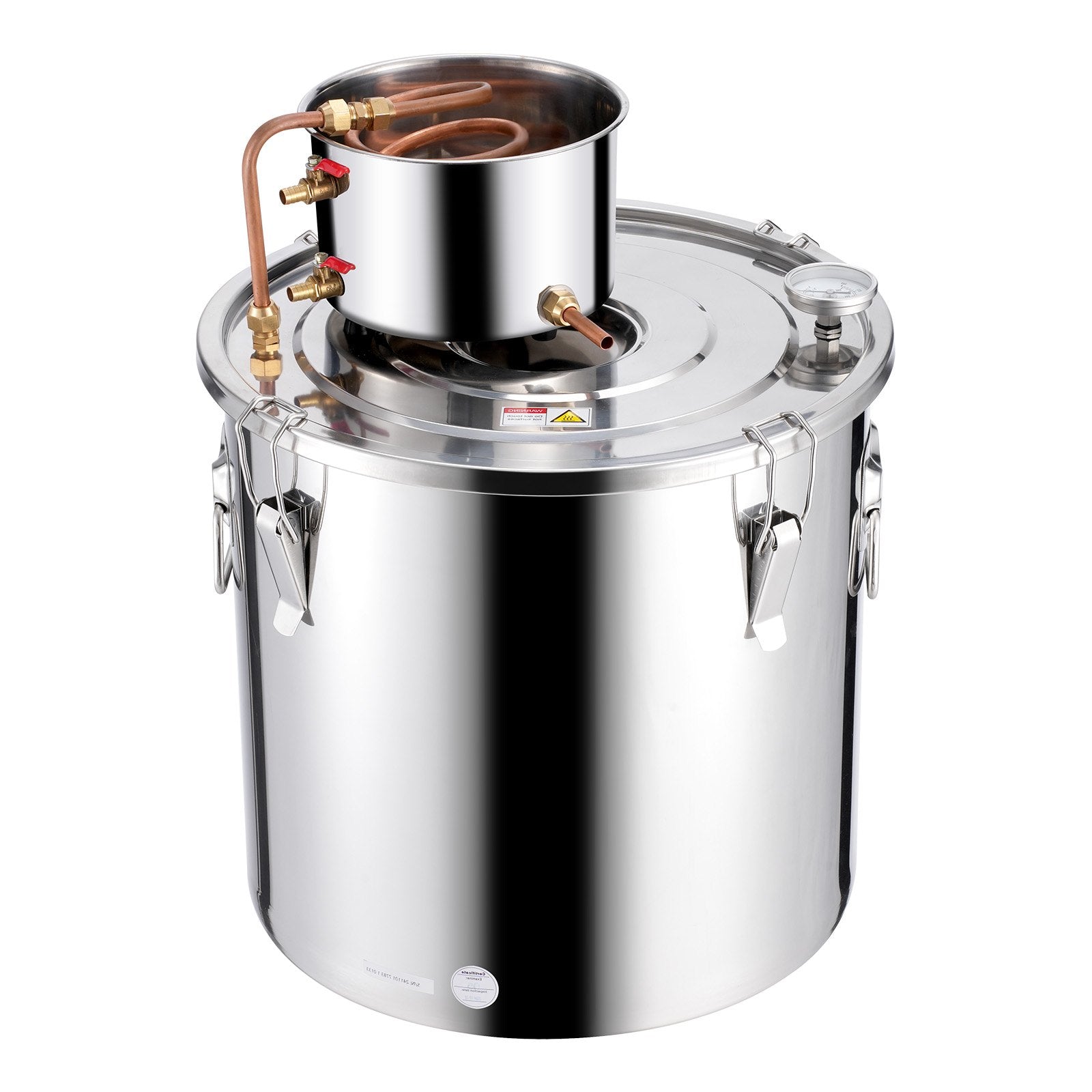 Moonshine Still 13 Gal Water Alcohol Distiller Brewing Kit Stainless S ...