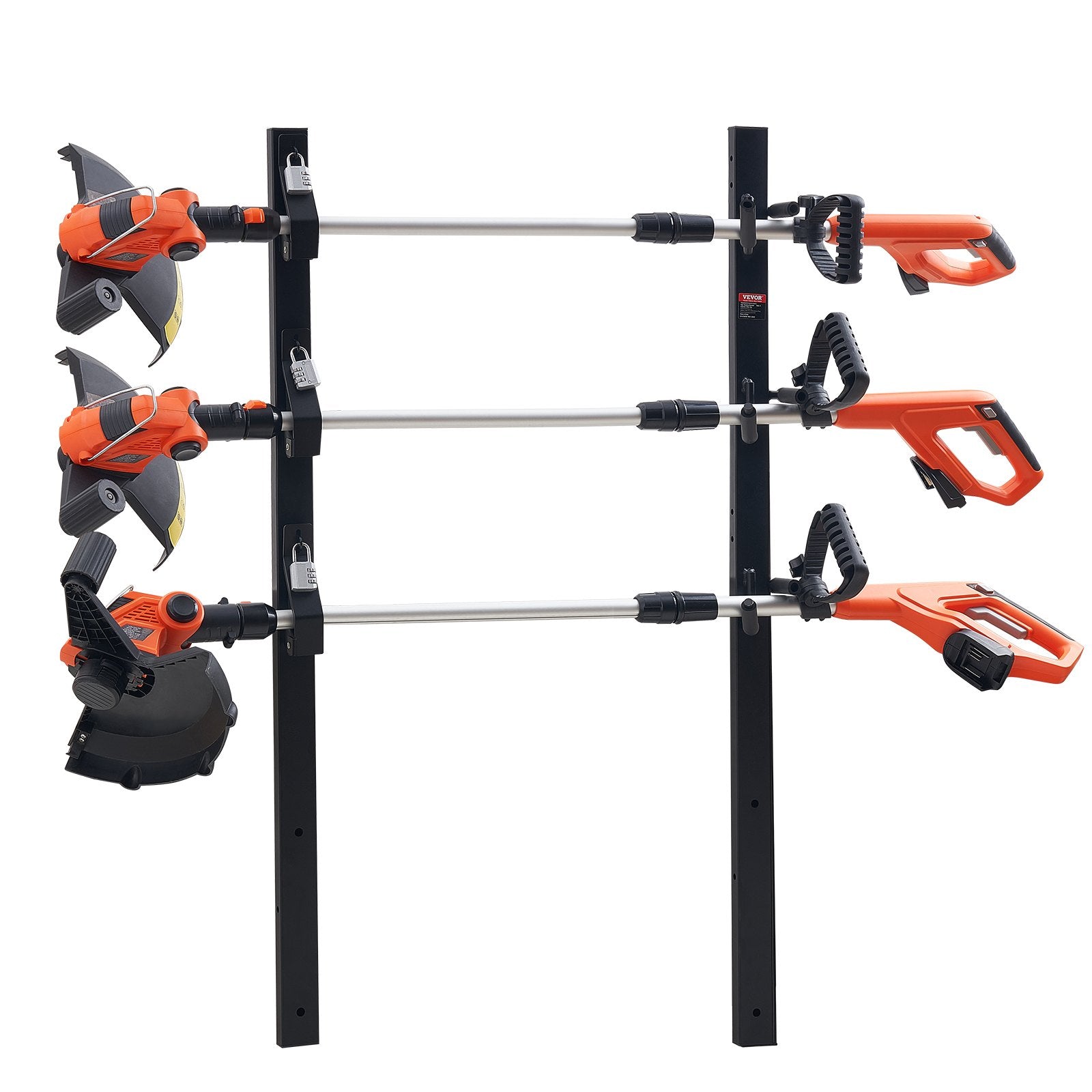 Trimmer Rack, 3 Place Weeder Trimmer Rack, Locking Trim Holder Landsca ...