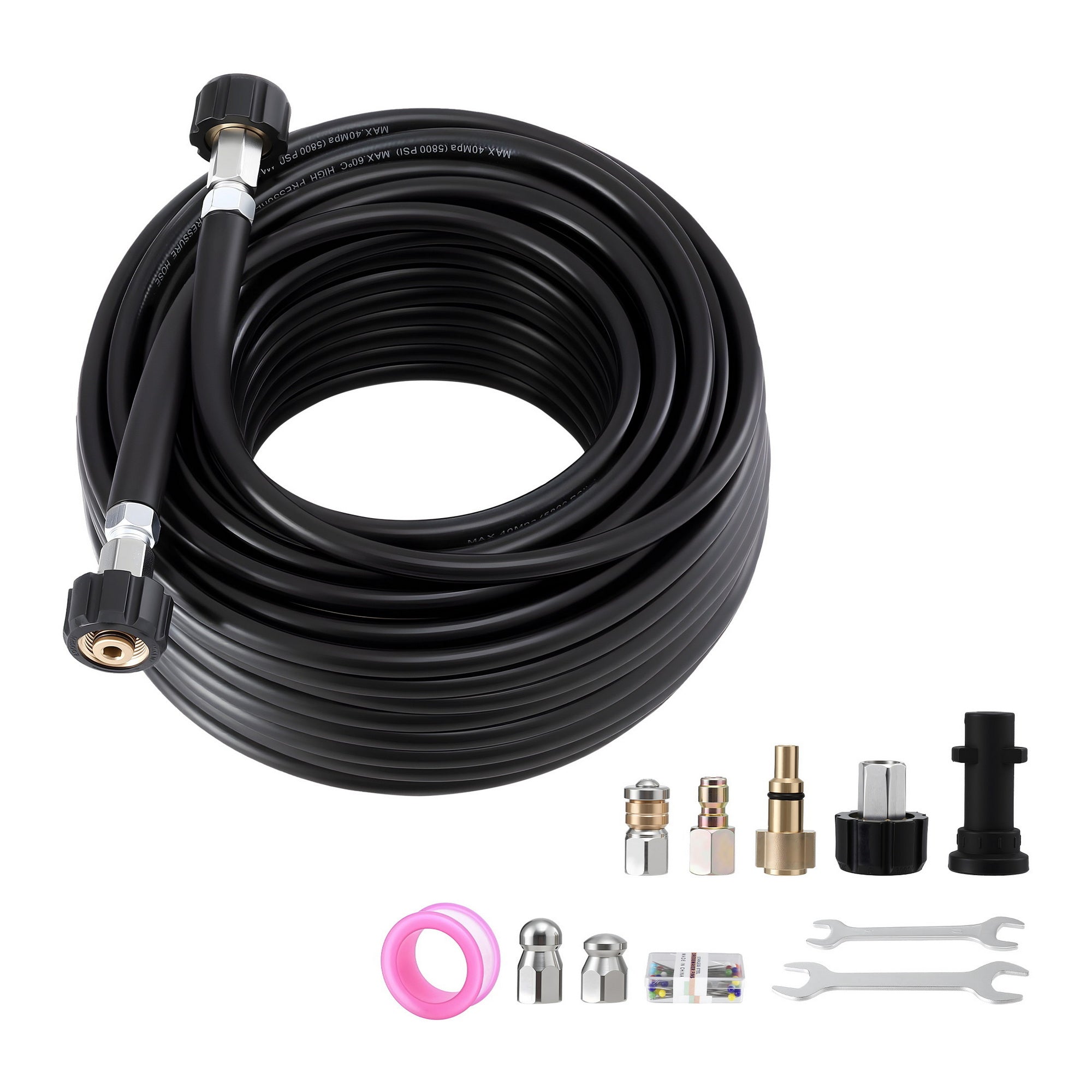 Giantz Pressure Washer Hose 30M 5800PSI Power Replacement Extension 1 ...