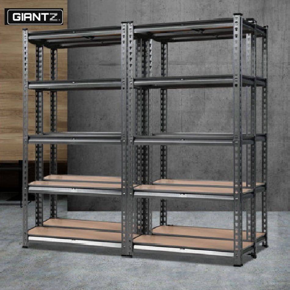 Giantz 4x1.5M Warehouse Racking Shelving Storage Rack Steel Garage She ...