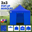 Gazebo Marquee 3x3 PopUp Outdoor-Blue – Factory Direct Shop