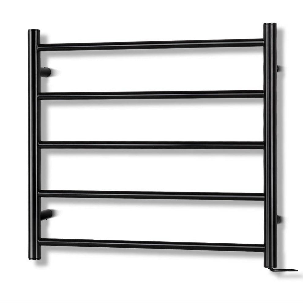 Devanti Heated Towel Rail Electric Warmer Heater Rails Holder Rack Wal ...