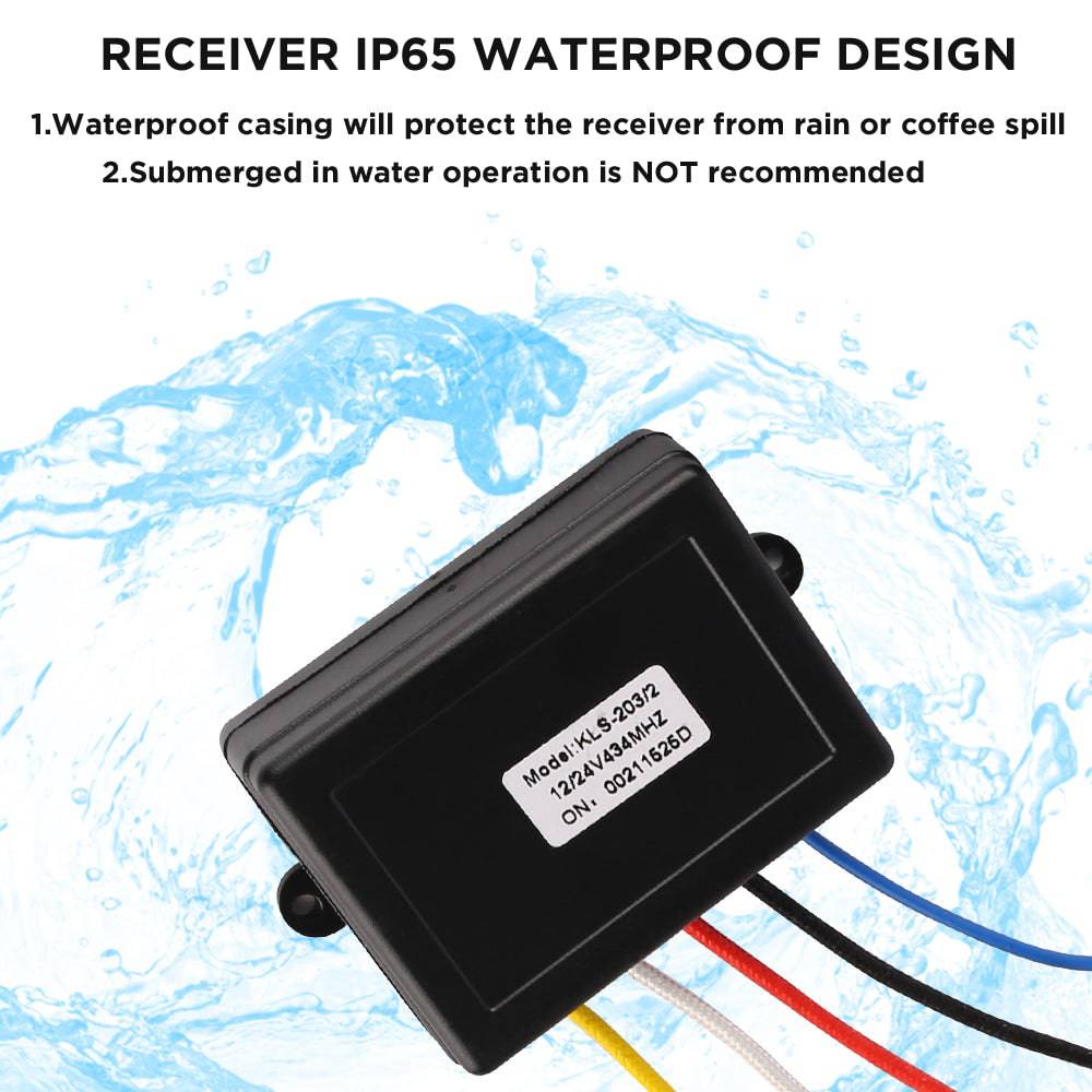 X-BULL 2x Wireless Winch Remote Control 12 Volt 150ft Handset Switch ...