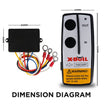 X-BULL 2x Wireless Winch Remote Control 12 Volt 150ft Handset Switch 4 ...